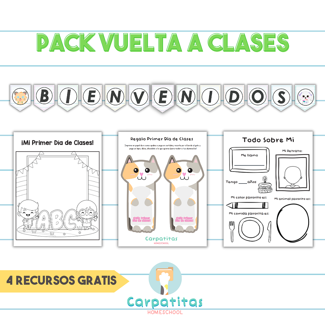 Gratis Pack Vuelta a Clases | salduu.com