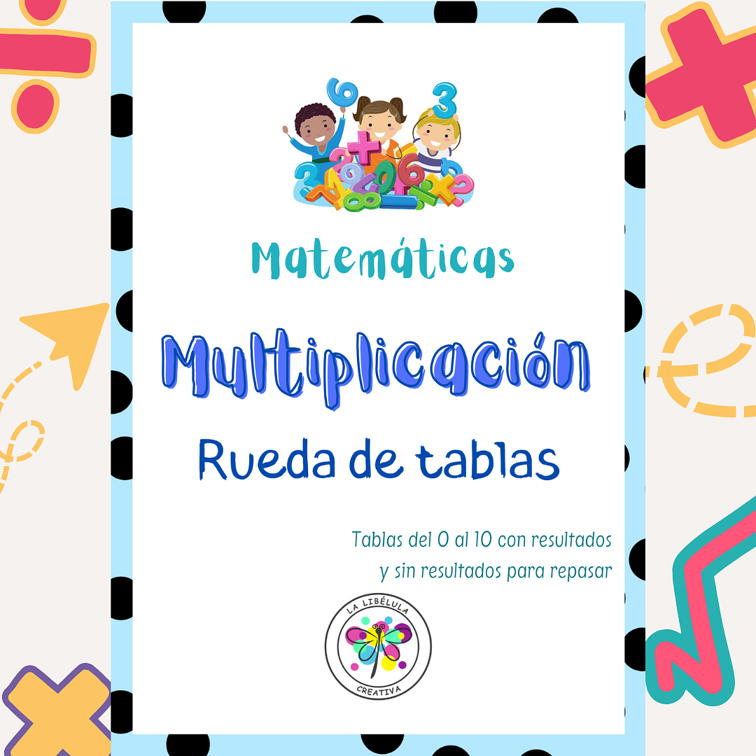Spanish Multiplication Tables Numbers Math Tablas Multiplicación 0 a 10 ...