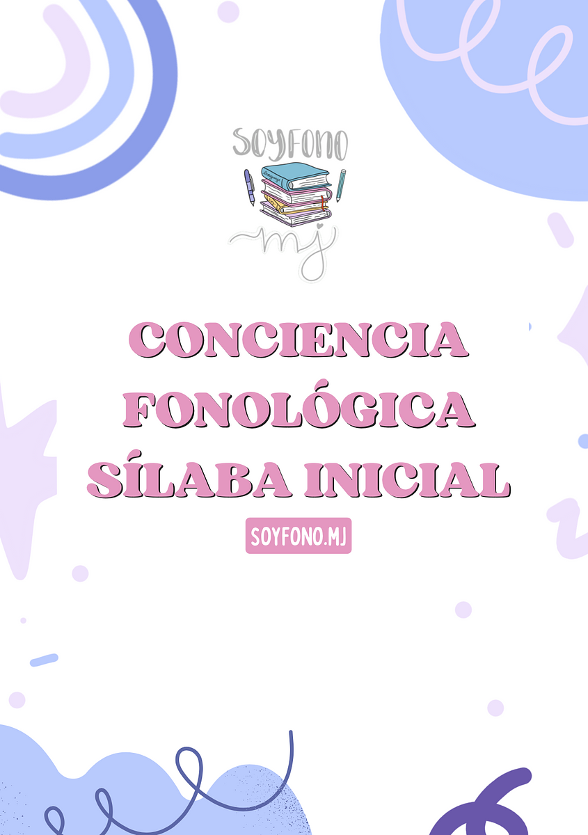Cuadernillo Conciencia Fonológica - Sílaba Inicial | salduu.com