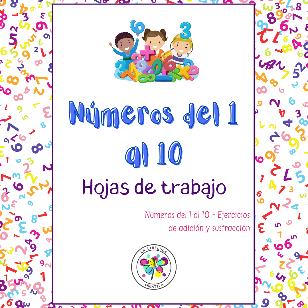 Spanish Numbers 1 10 Adition Subtraction Math Números Adición ...