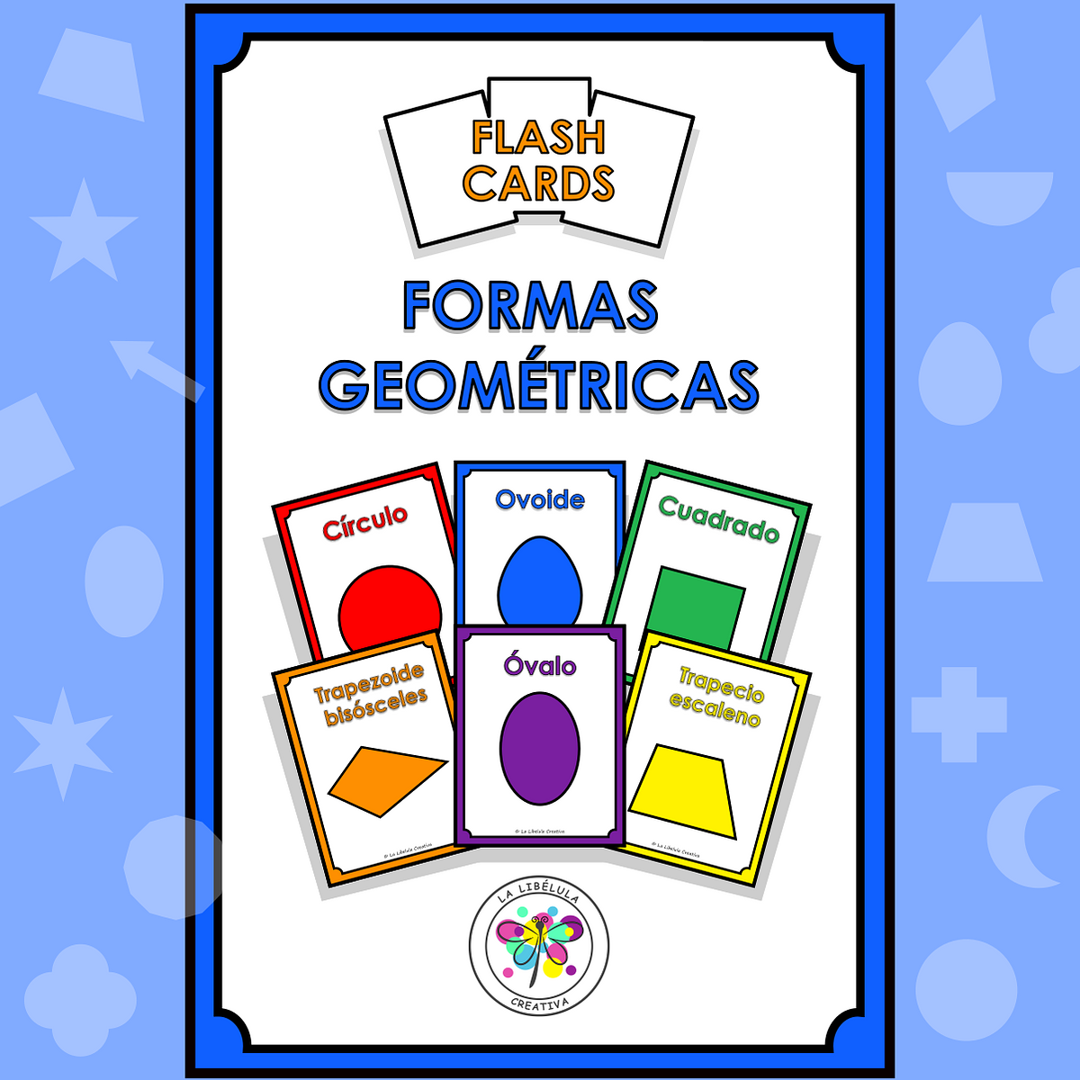 Spanish Geometrics Shapes Flash Cards Tarjetas Figuras Formas ...