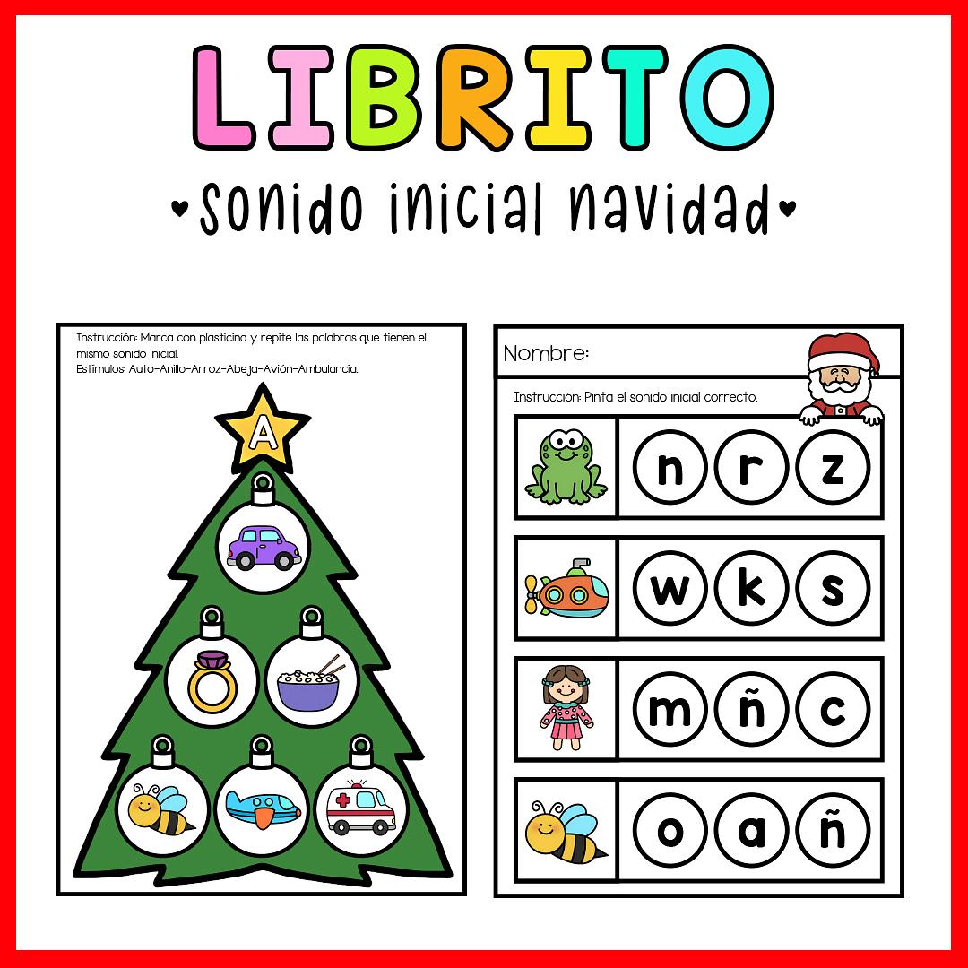 LIBRITO SONIDO INICIAL NAVIDAD | salduu.com