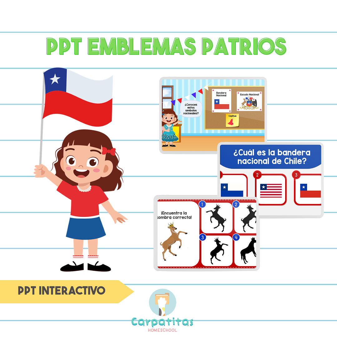 Emblemas Patrios de Chile Para Niños | Fiestas Patrias Chile | salduu.com