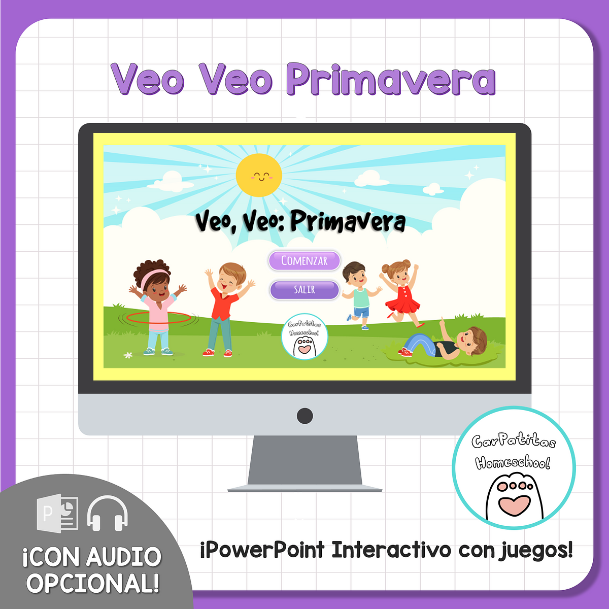 Juego Educativo Veo, Veo Primavera | salduu.com
