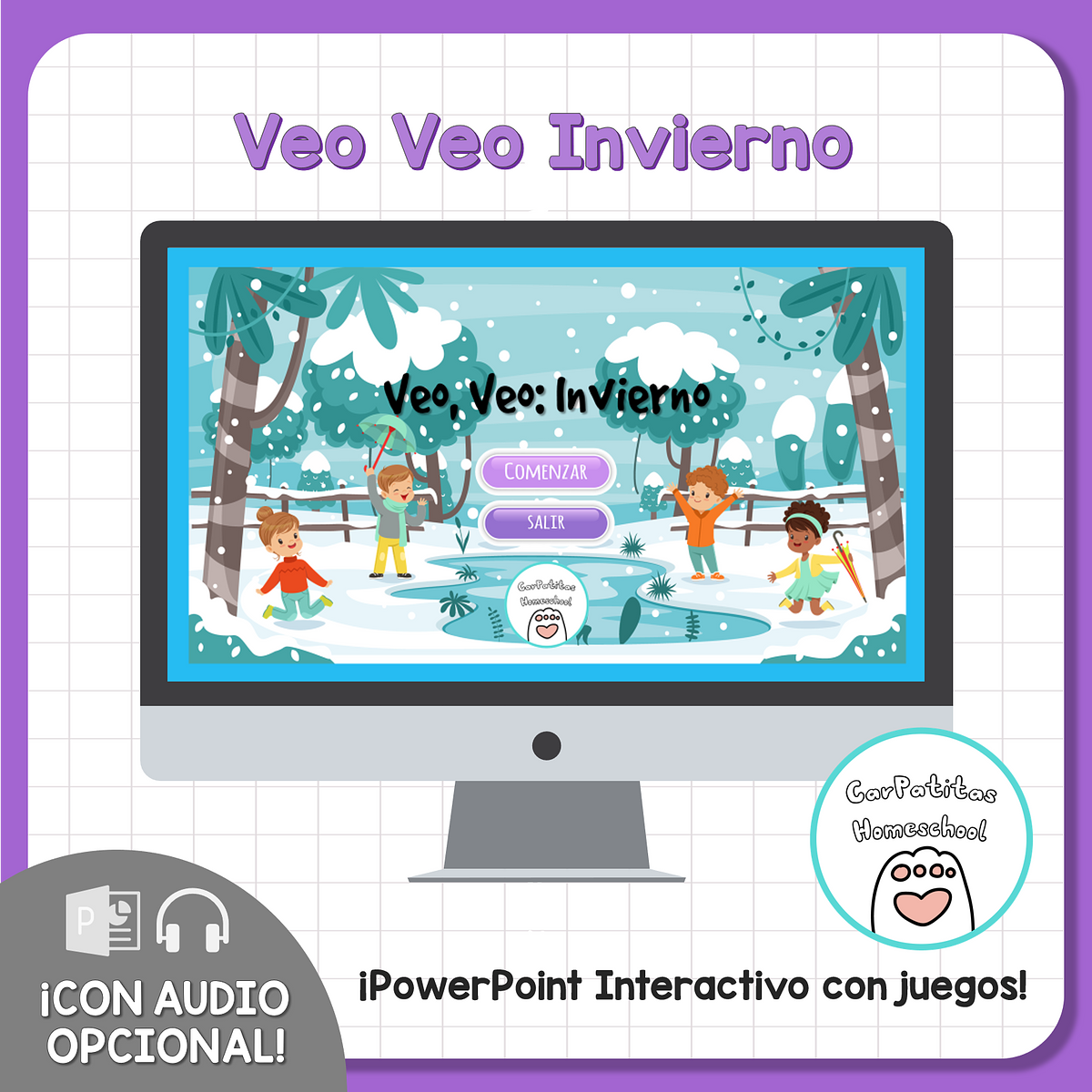 Juego Educativo Veo, Veo Invierno | salduu.com