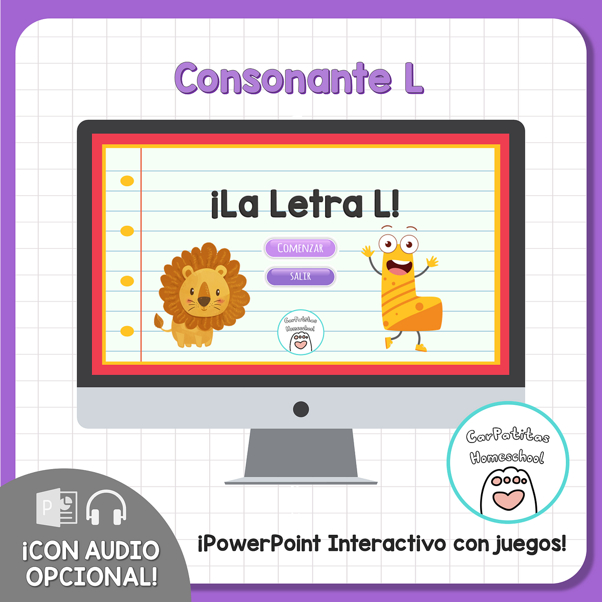 Letra L Para Niños | salduu.com