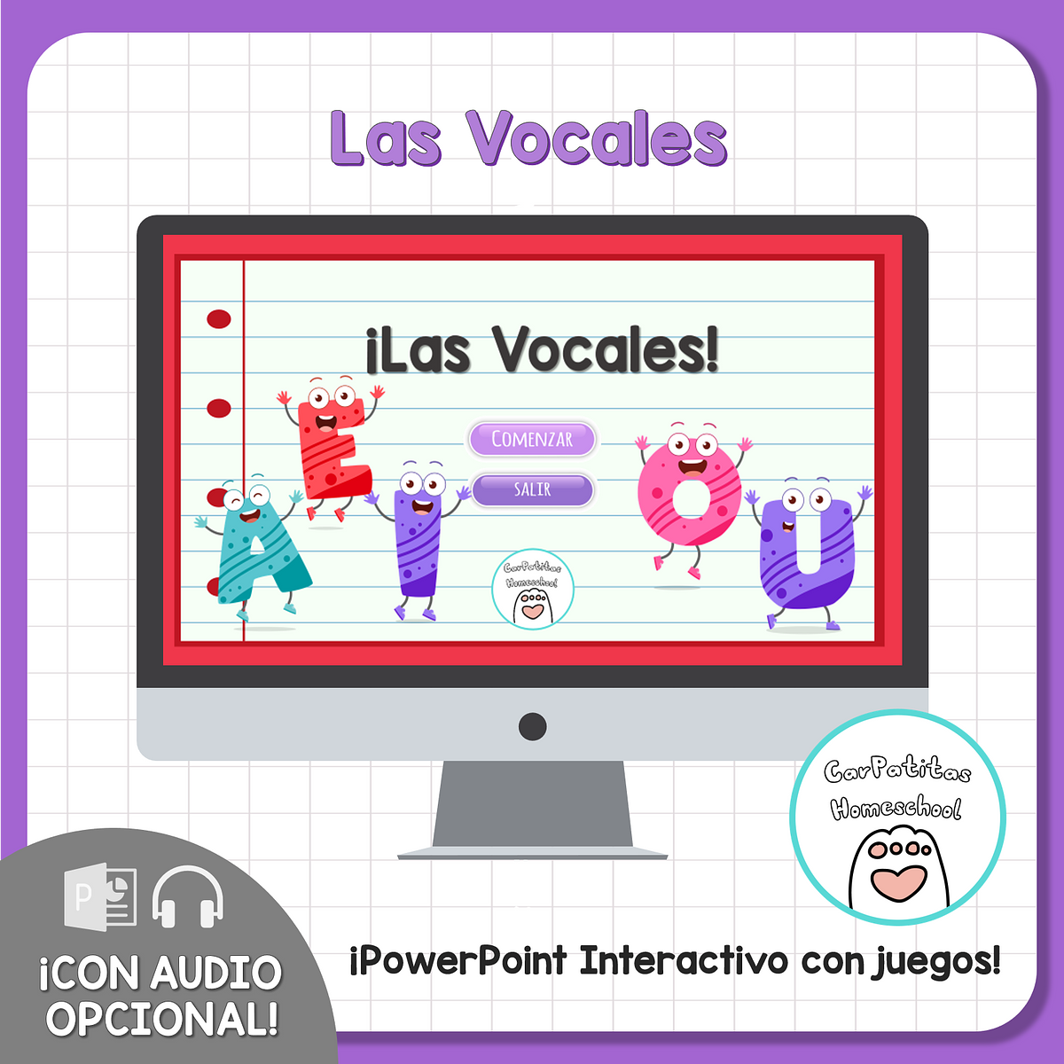Las Vocales Para Niños | salduu.com