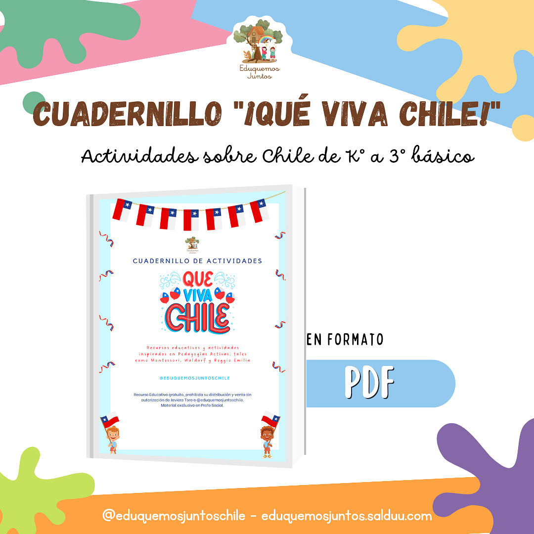 Cuadernillo de Actividades: ¡Qué Viva Chile! | salduu.com