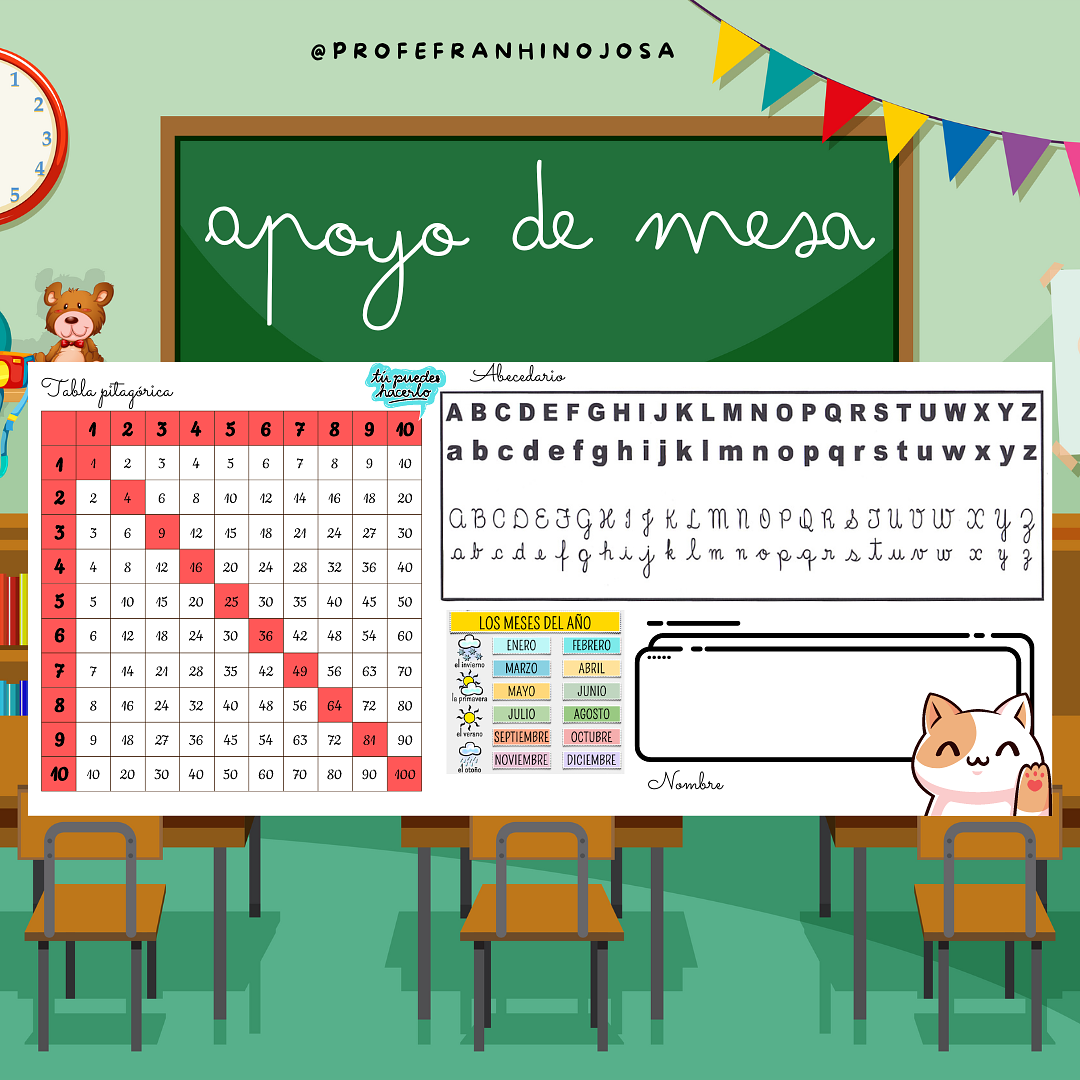 PPT editable GRATIS Apoyo de mesa | salduu.com