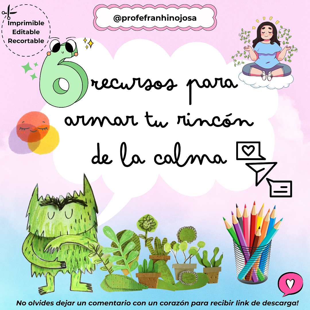 Paquete de recursos RINCÓN DE LA CALMA | salduu.com