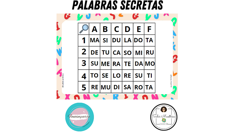 Palabras Secretas | salduu.com