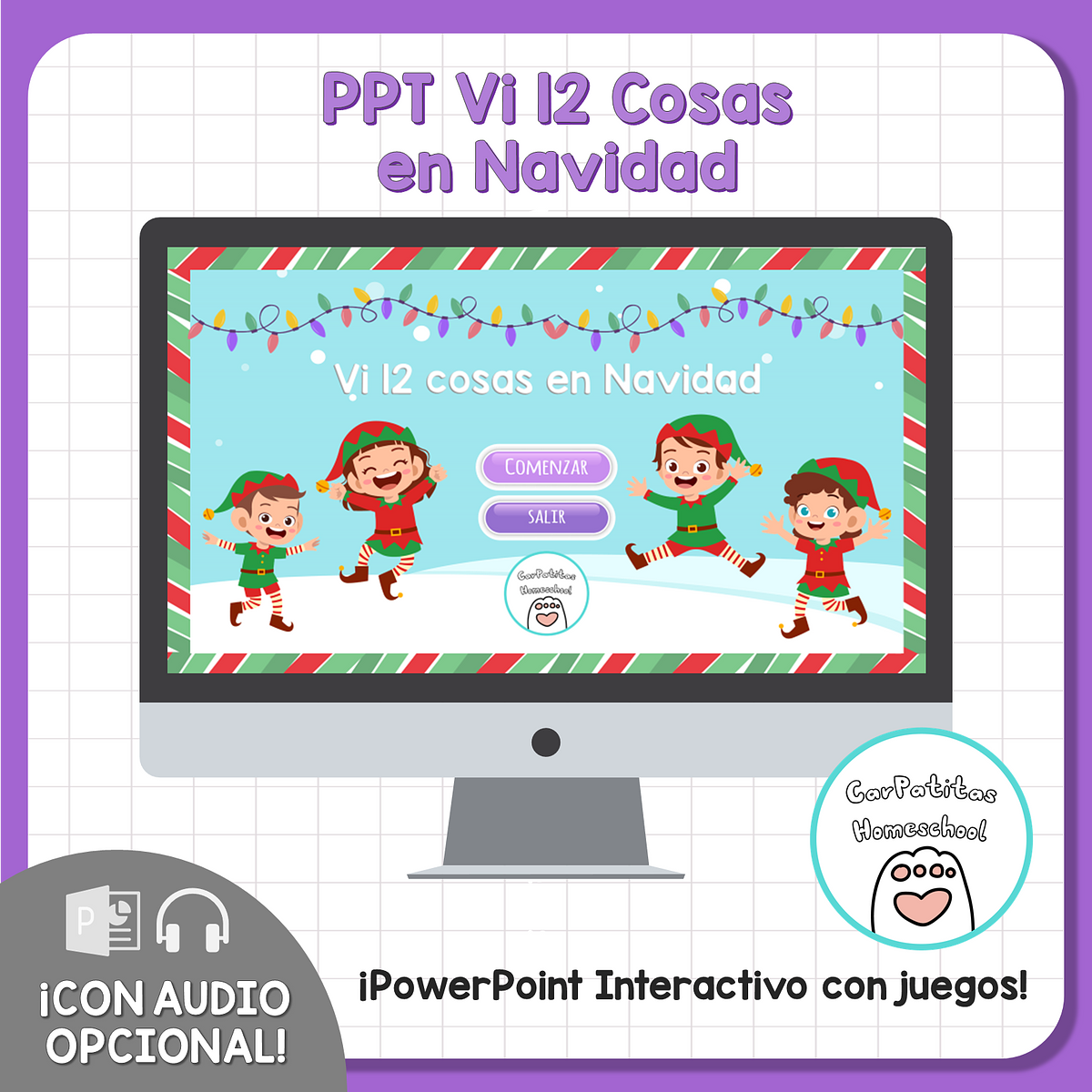 Conteo de Navidad Para Niños: 12 Días de Navidad | salduu.com