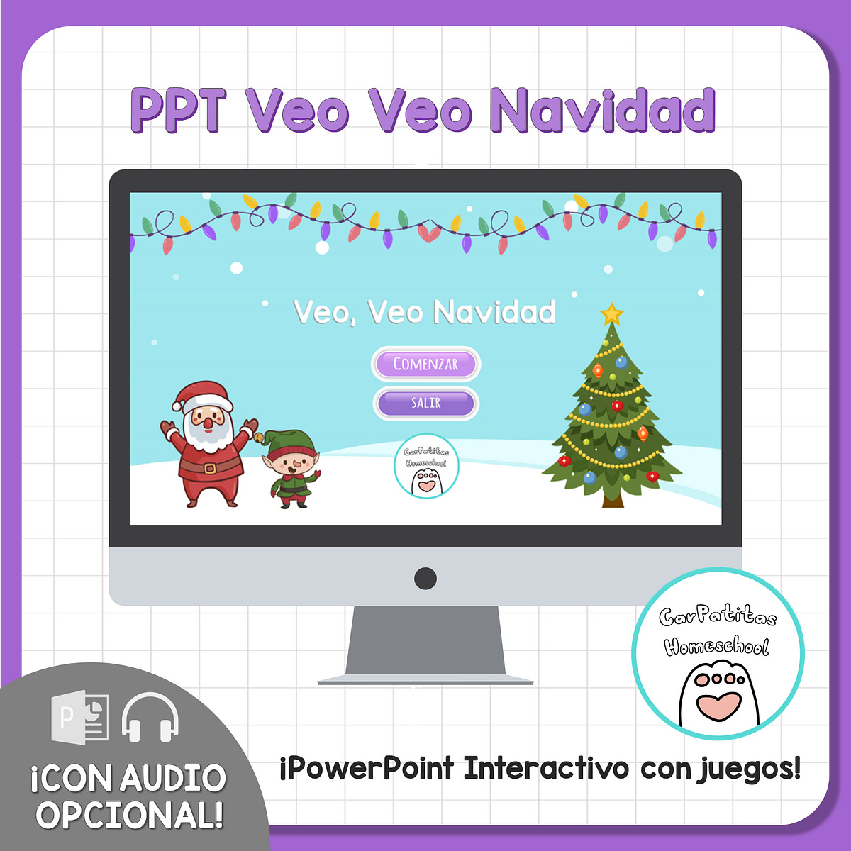 Veo Veo Navidad: Juego Educativo | salduu.com