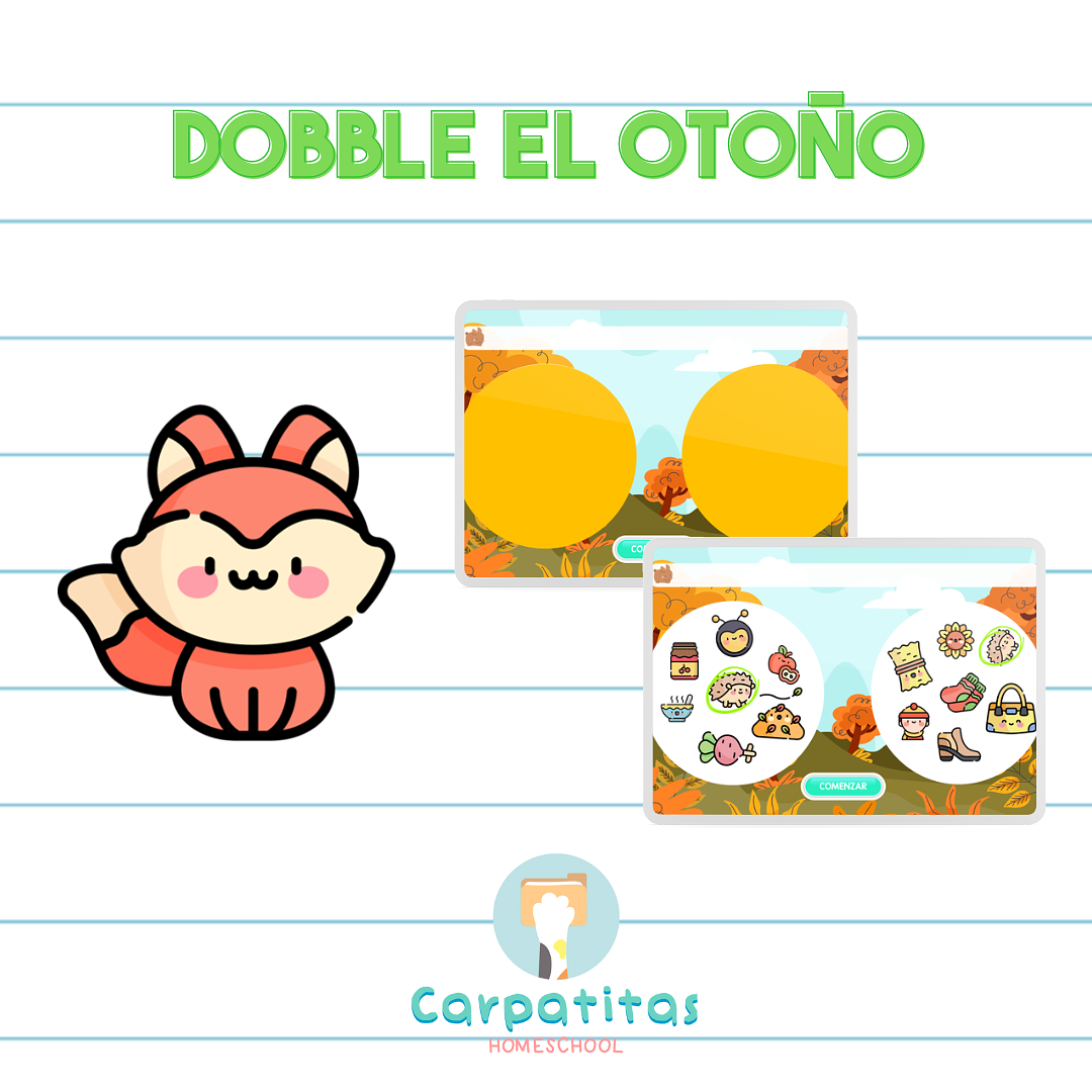 Juego de Otoño Para Niños | Dobble de Otoño | salduu.com