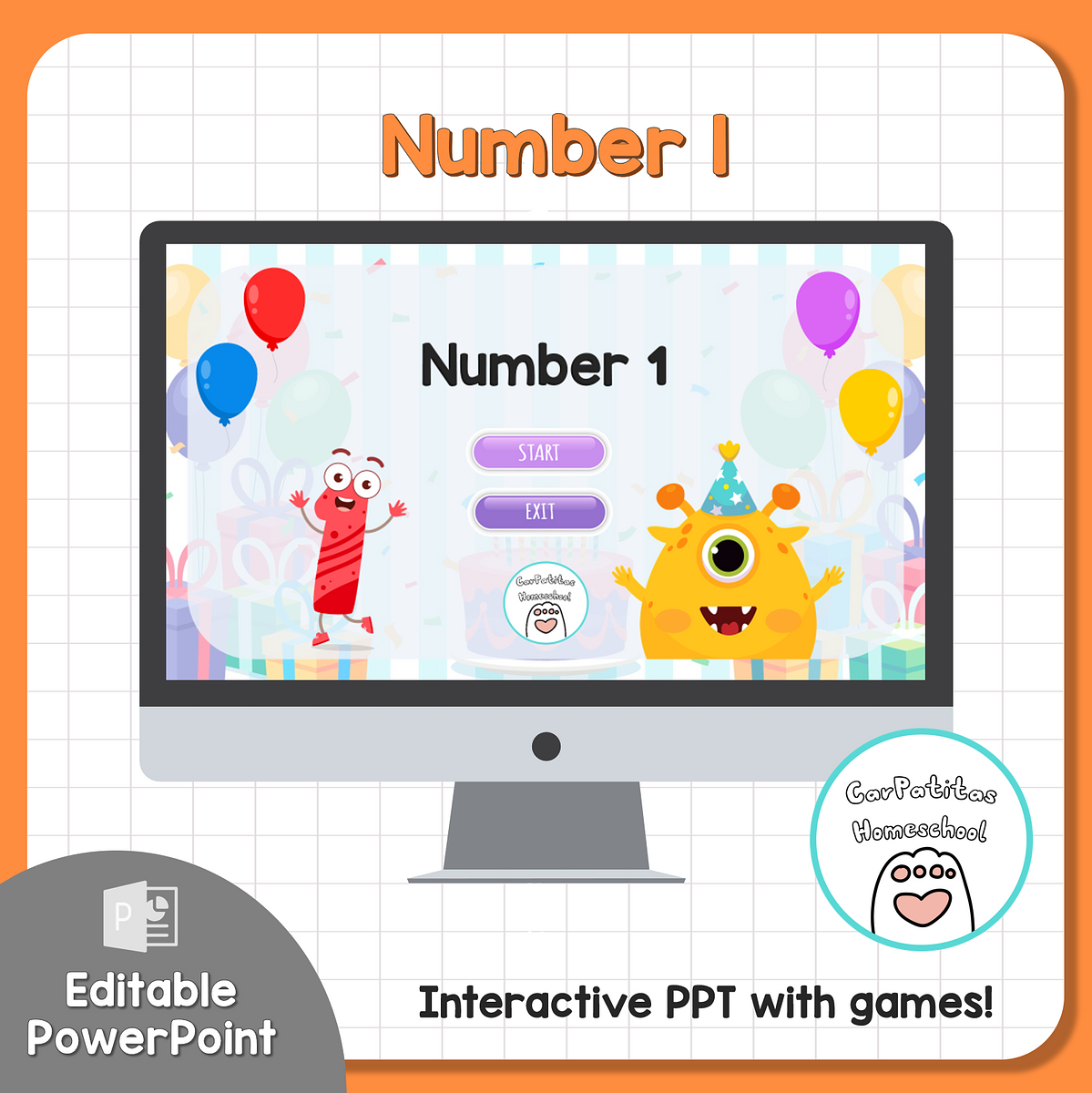 Number 1 PPT | Número 1 en Inglés | salduu.com
