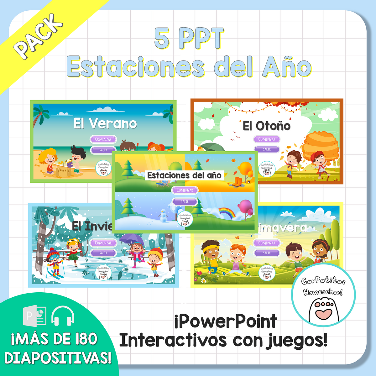Pack Estaciones del Año | salduu.com