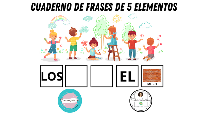 Cuadernos Estructuración de Frases de 5 Elementos | salduu.com