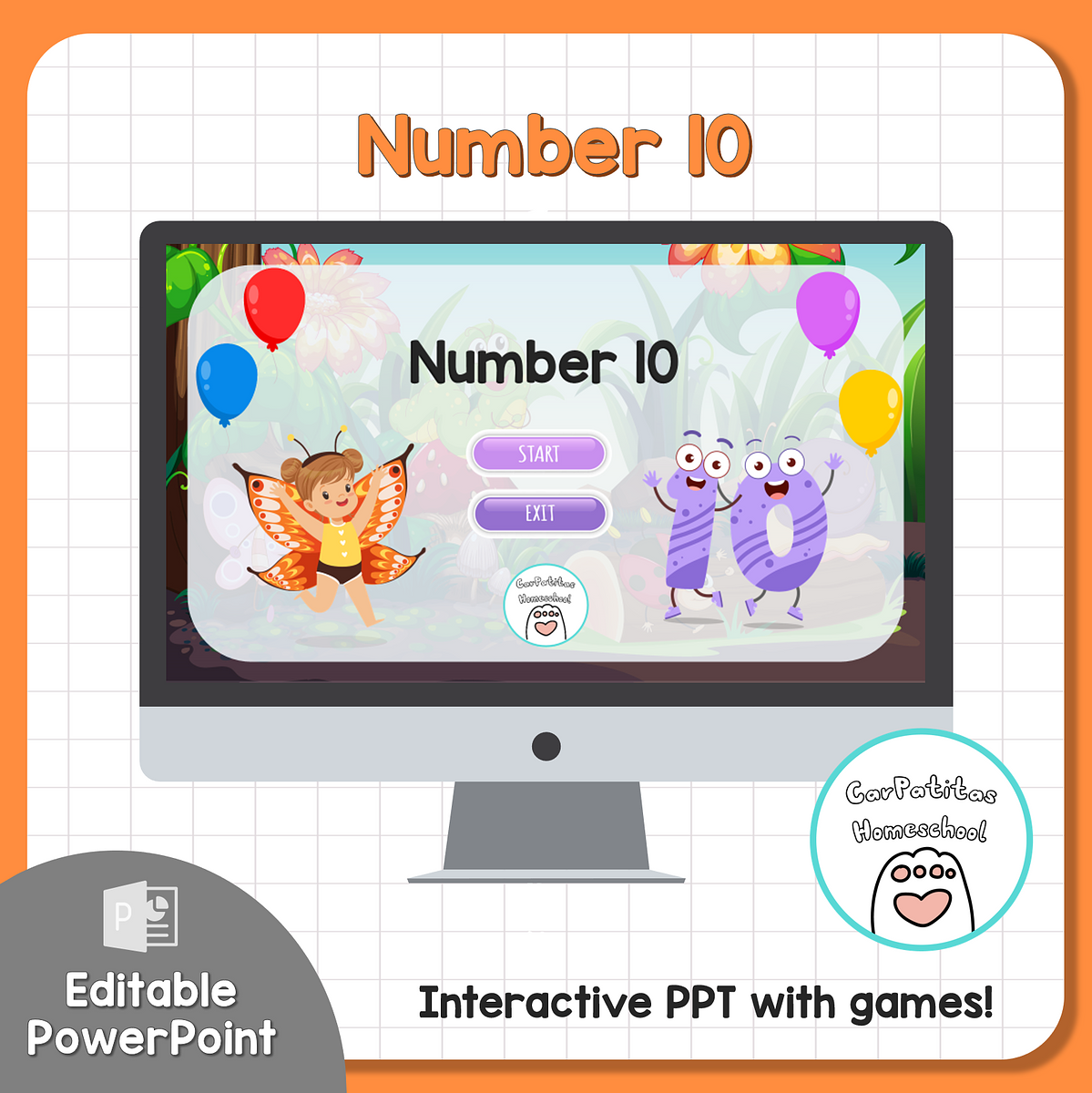 Number 10 PPT | Número 10 en Inglés | salduu.com
