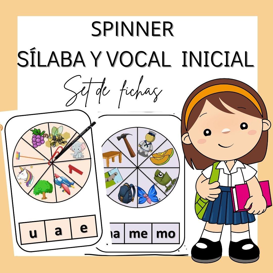 Spinner sílaba y vocal inicial | salduu.com