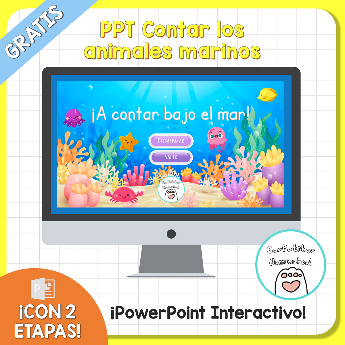 PPT Gratis: A Contar Bajo el Mar | salduu.com