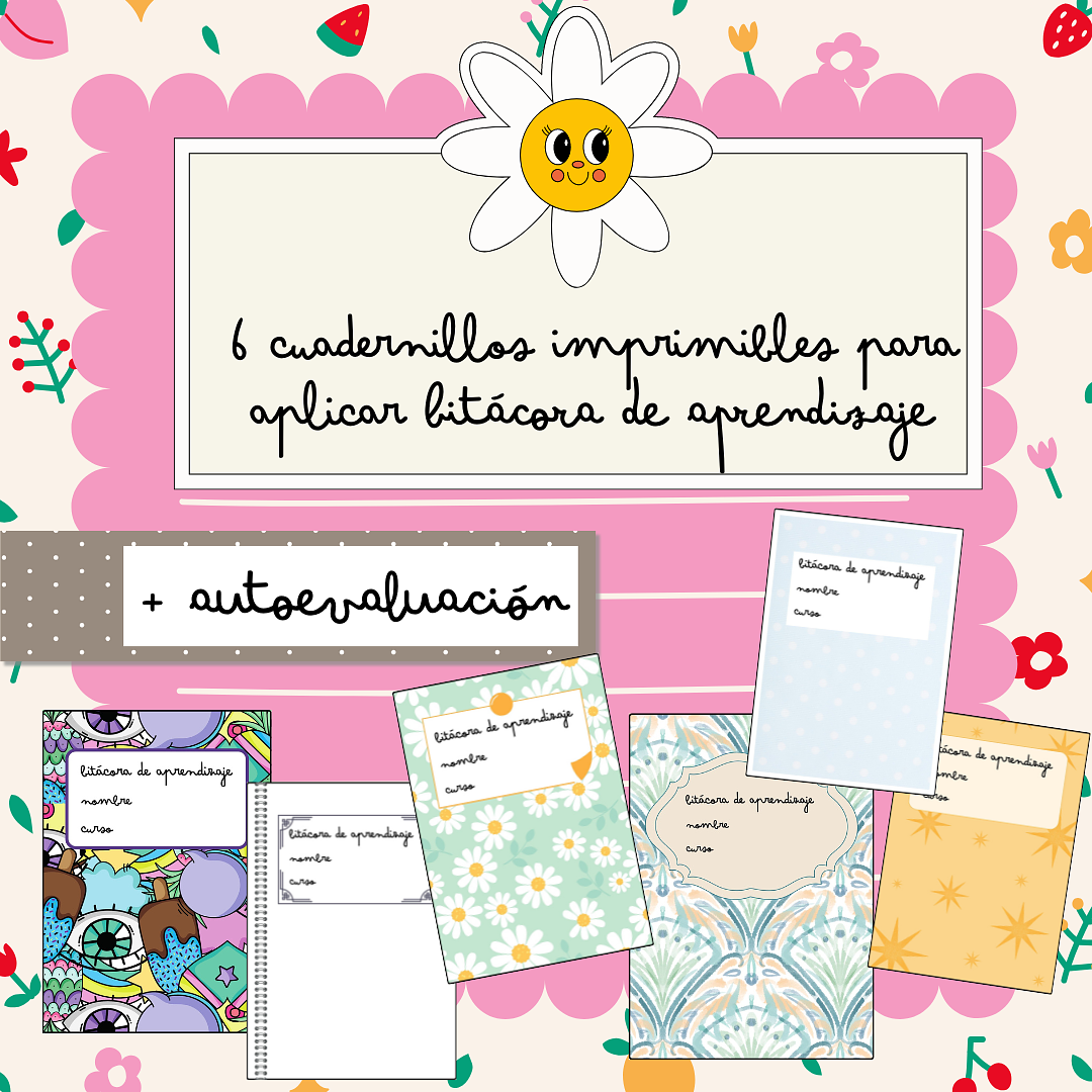 6 cuadernillos imprimibles para aplicar BITÁCORA DE APRENDIZAJE ...