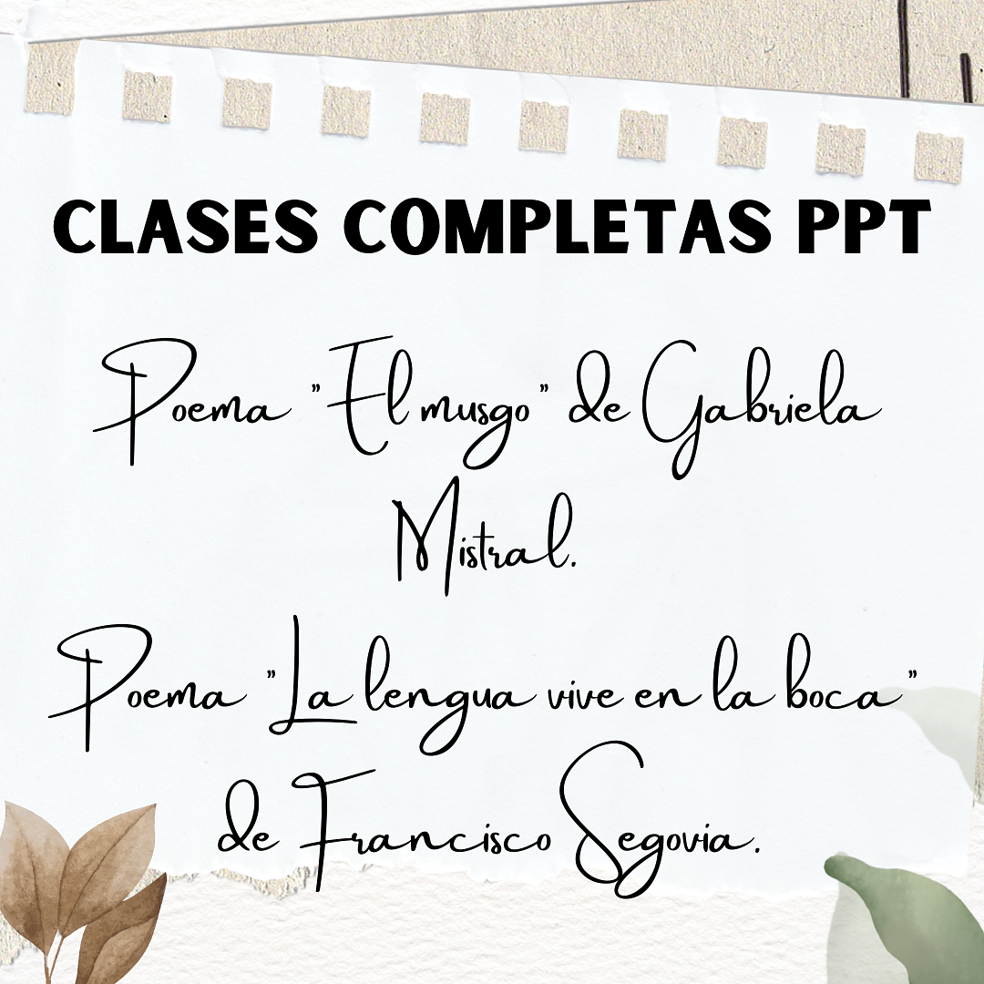 2 PPT clase completa poemas | salduu.com