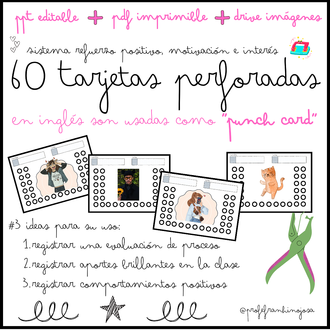 60 Tarjetas perforadas "Punch card" | salduu.com