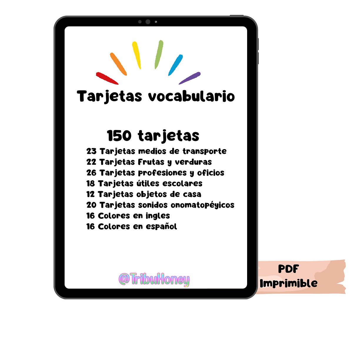 170 Tarjetas vocabulario | salduu.com