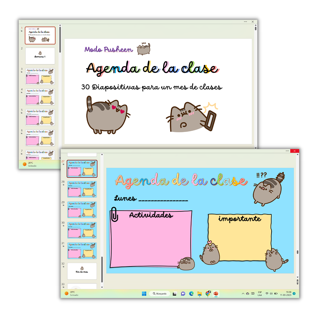 30 diapos para planear tu agenda del día por un mes | salduu.com