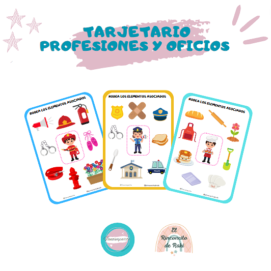 Tarjetas Profesiones y Oficios | salduu.com