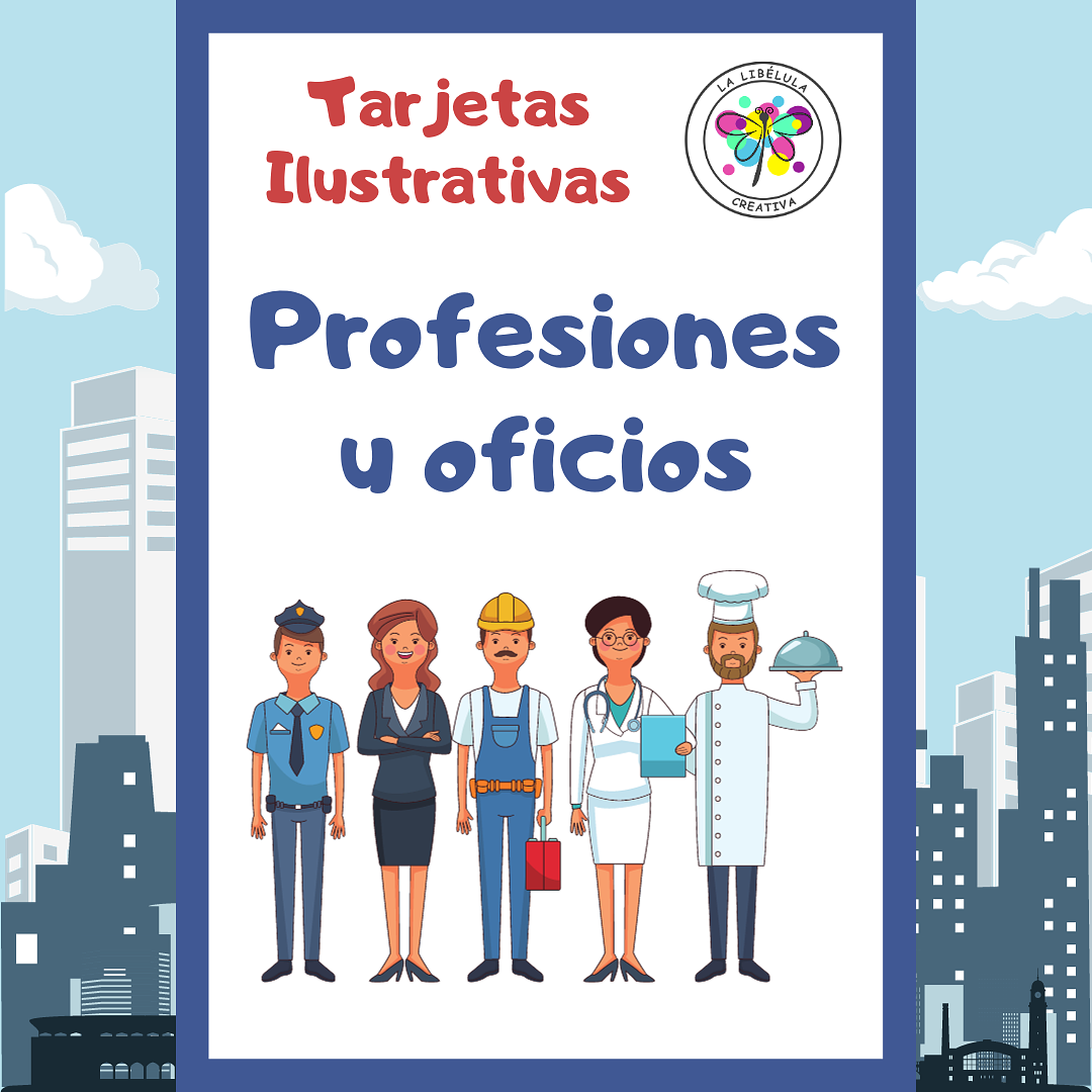 Spanish Flash Cards Professions and Trades Tarjetas Profesiones Oficios ...