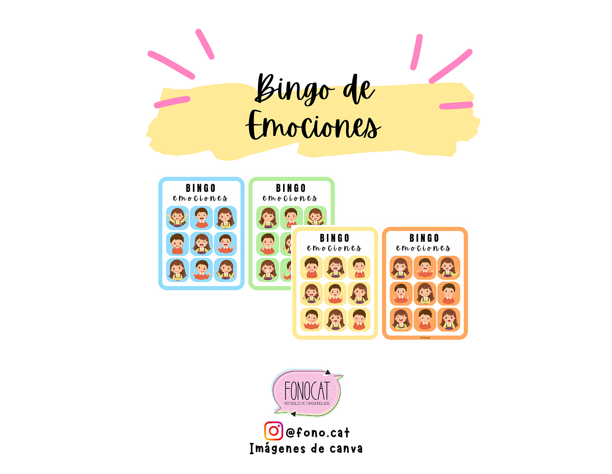 Bingo de Emociones | salduu.com