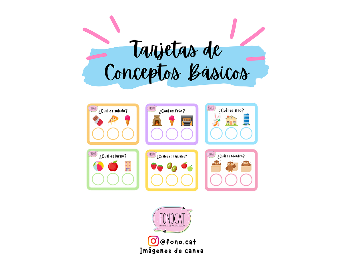 Tarjetas de Conceptos Básicos | salduu.com