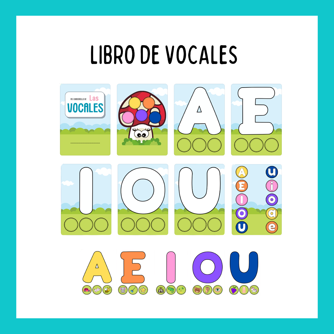 libro de las vocales | salduu.com