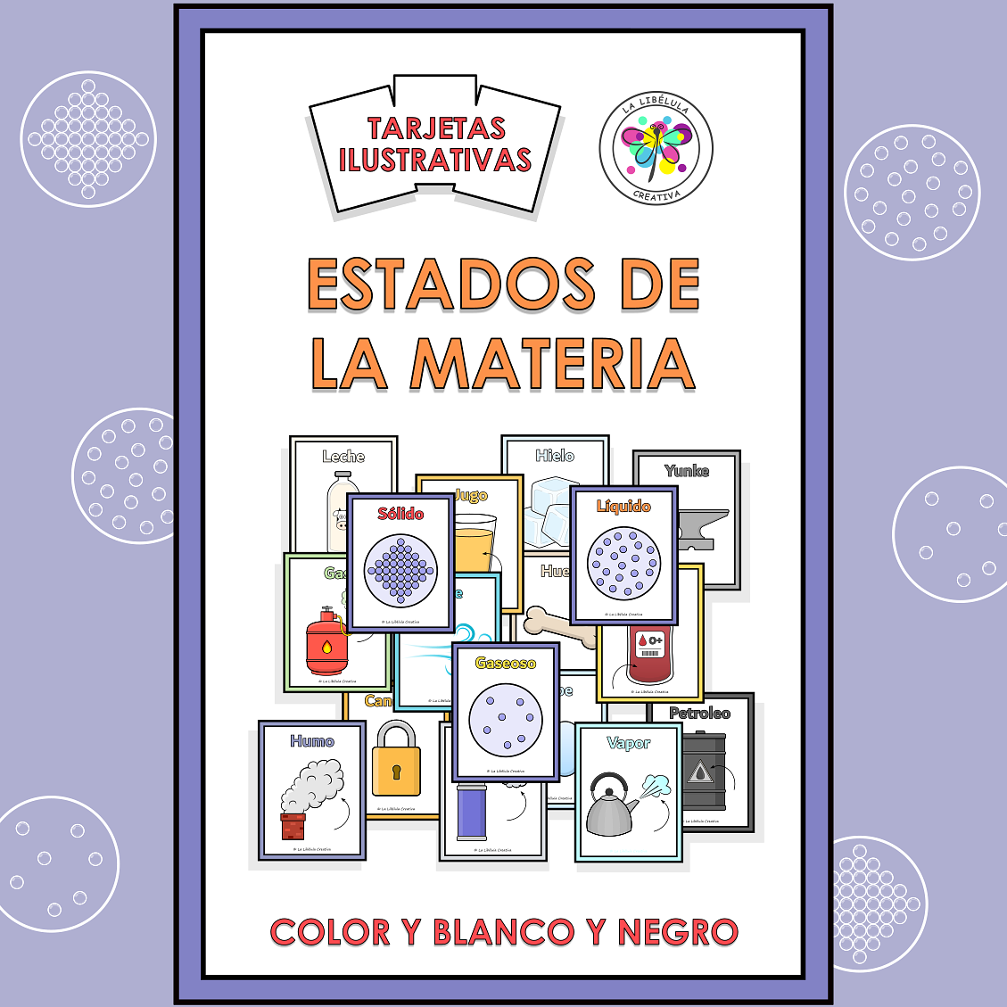 Spanish State of Matter Flash Cards Science Estados Materia Tarjetas ...